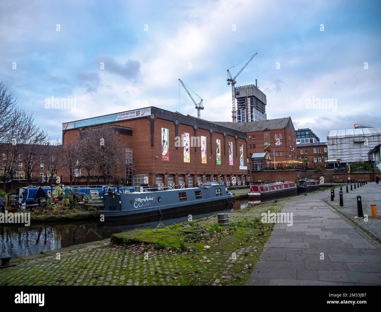 Castlefield along the Bridgewater canal in Manchester Stock Photo - Alamy
