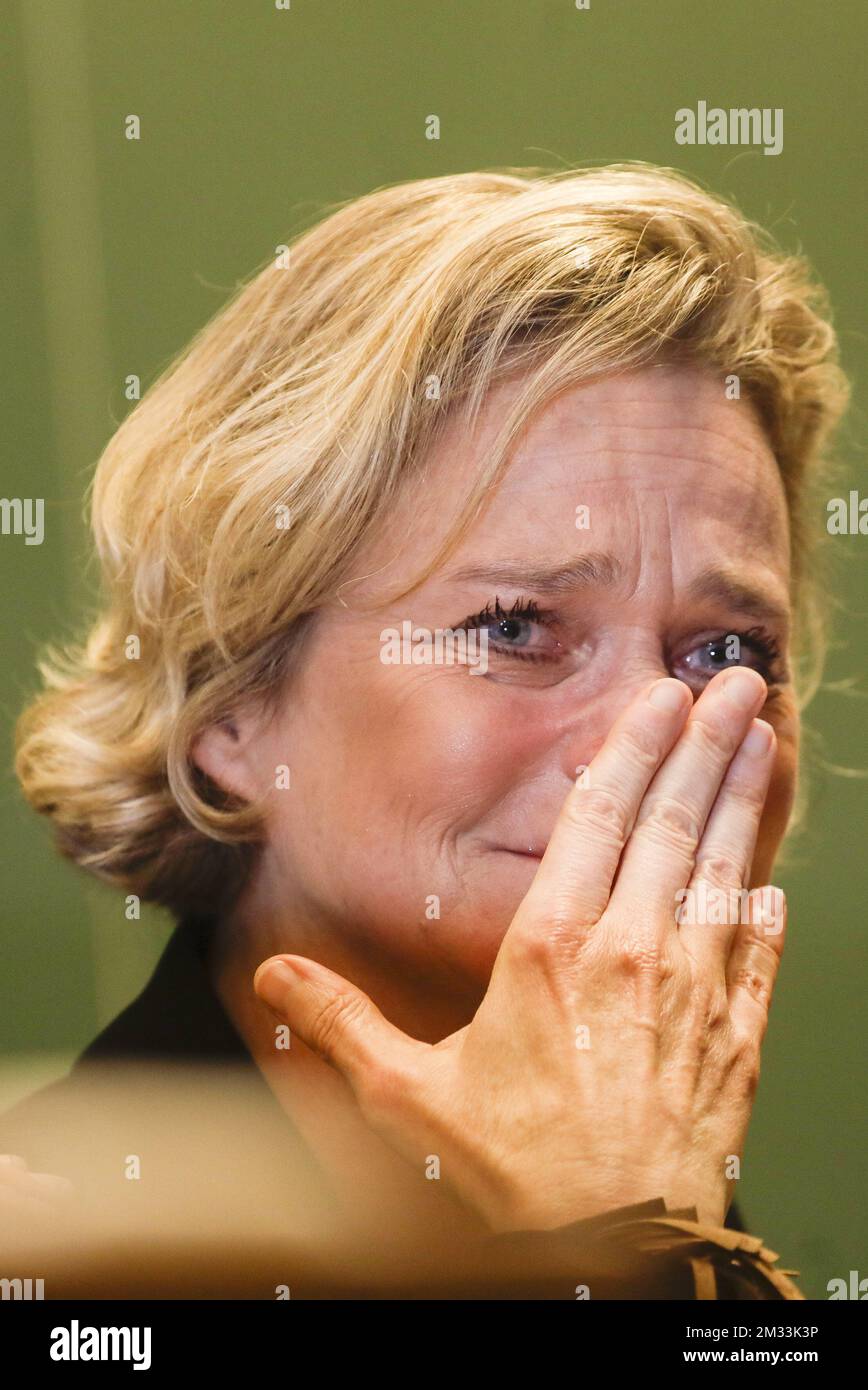 Belgian artist Delphine Boel pictured during a press moment of Delphine ...