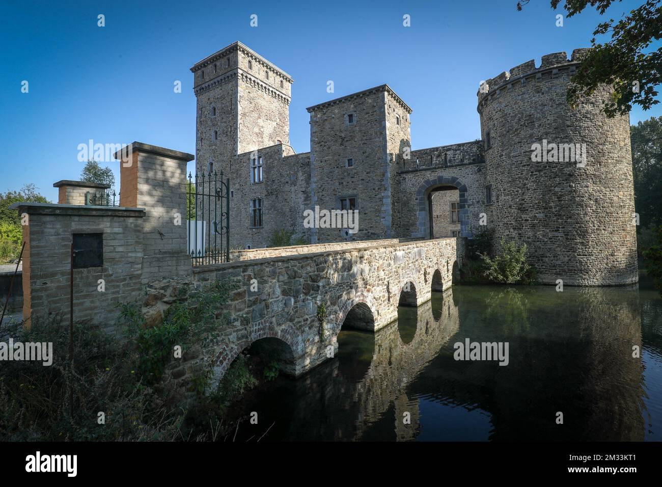 Illustration picture shows Seraing-le-chateau's castle in Verlaine ...