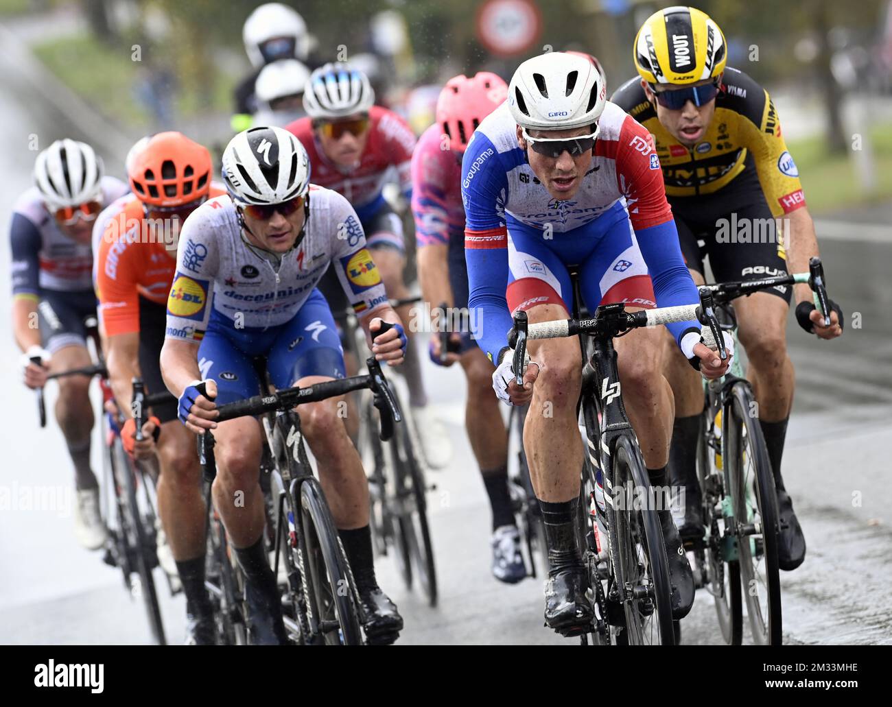 Swiss Stefan Kung of Groupama-FDJ pictured during the Gent-Wevelgem ...