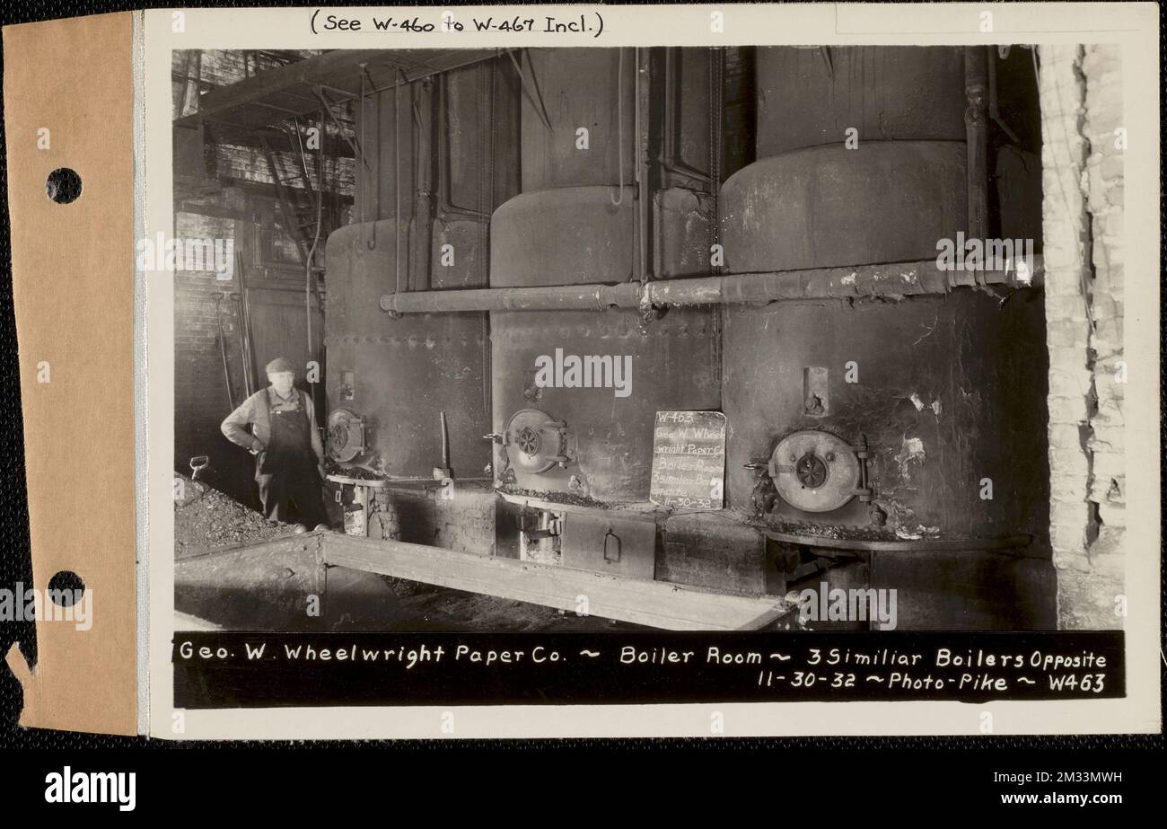 George W. Wheelwright Paper Co., boiler room, Ware, Mass., Nov. 30 ...