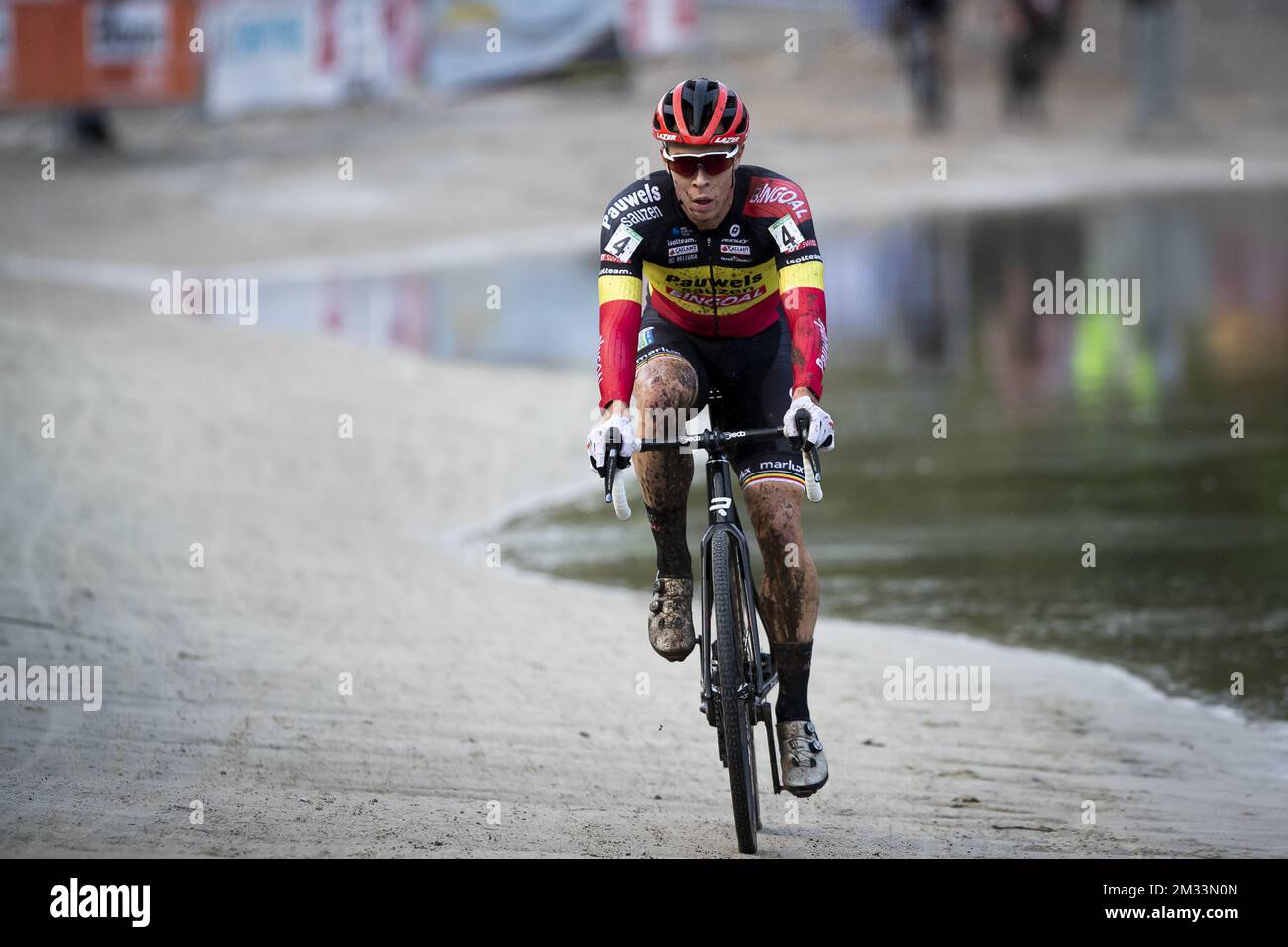 Belgian Laurens Sweeck pictured in action during the men's race at the ...