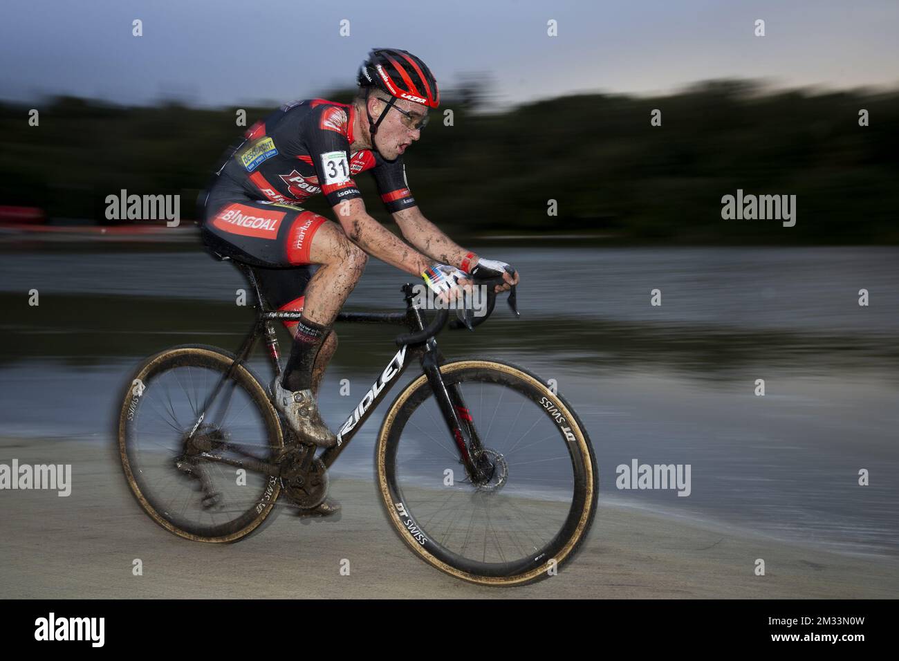 Dutch Ryan Kamp pictured in action during the men's race at the first ...