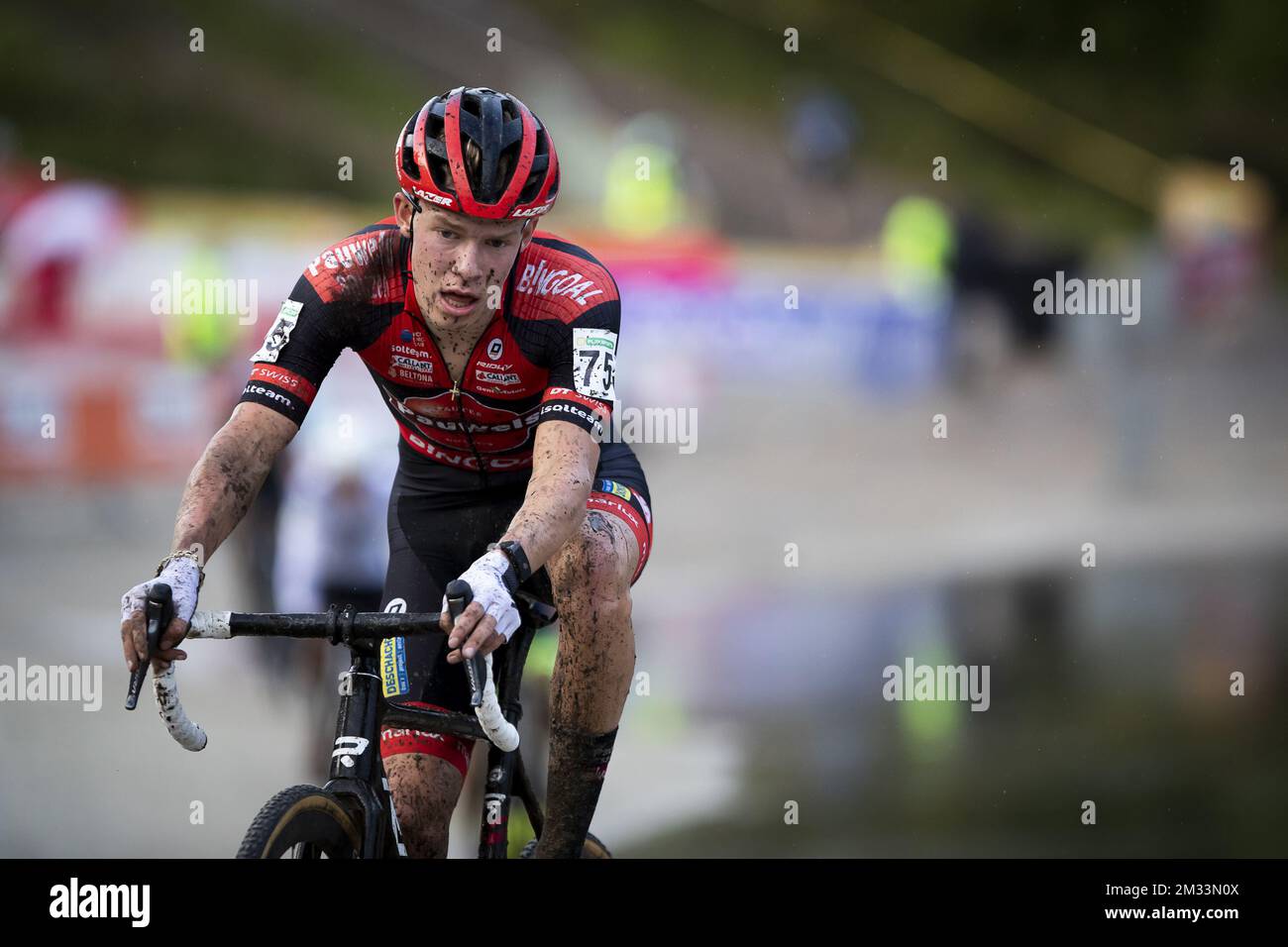 Dutch Pim Ronhaar pictured in action during the men's race at the first ...