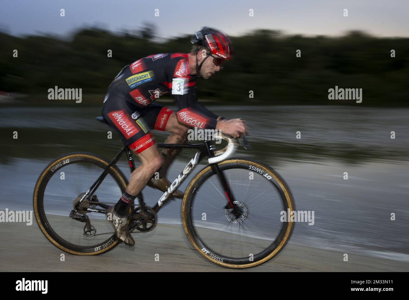 Belgian Eli Iserbyt pictured in action during the men's race at the ...