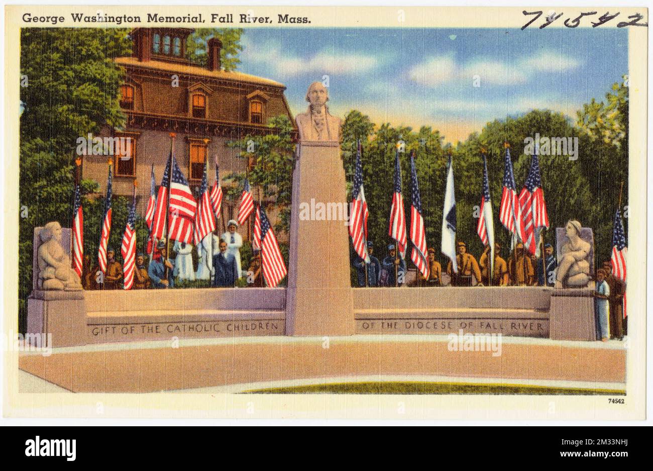 George Washington Memorial, Fall River, Mass. , Monuments & memorials ...