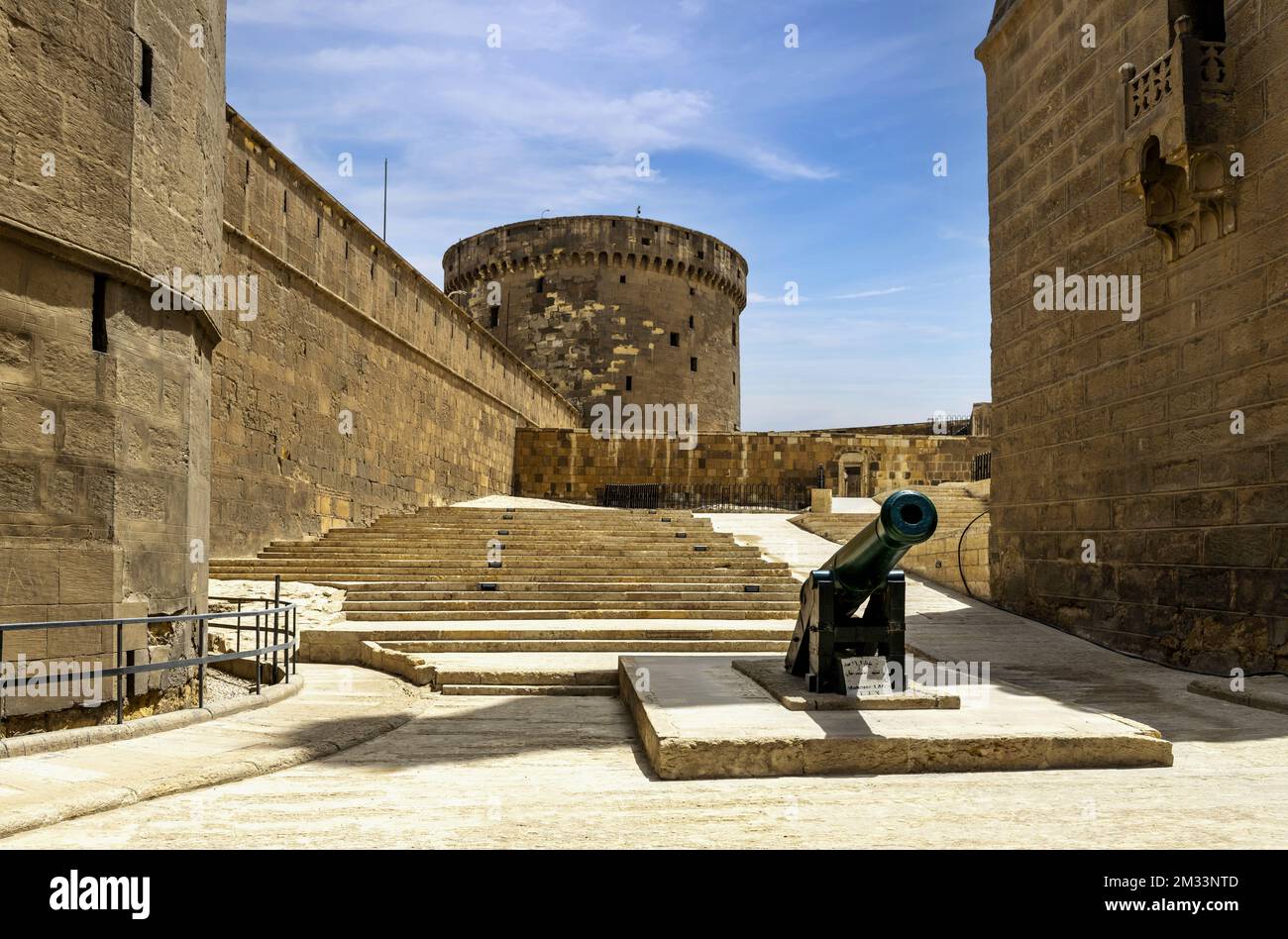 Courtyard of the Cairo Citadel, Egypt Stock Photo - Alamy