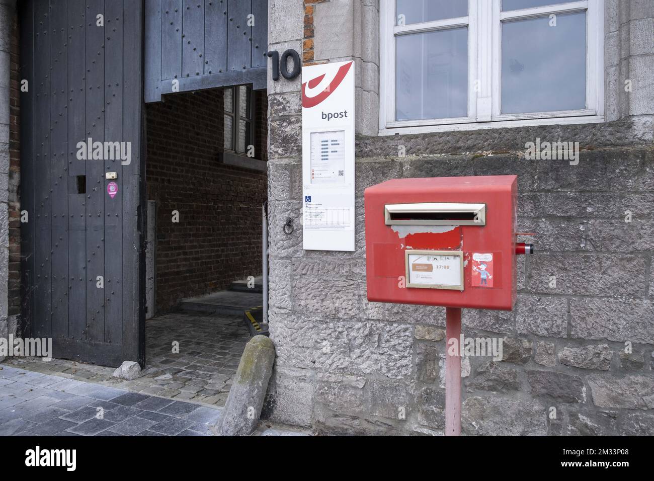 Illustration picture shows the bpost post office in Chièvres, Friday 16 ...