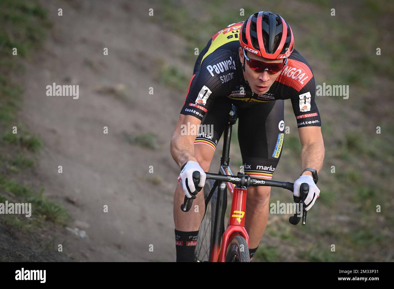 Belgian Laurens Sweeck pictured in action during the men's elite race ...