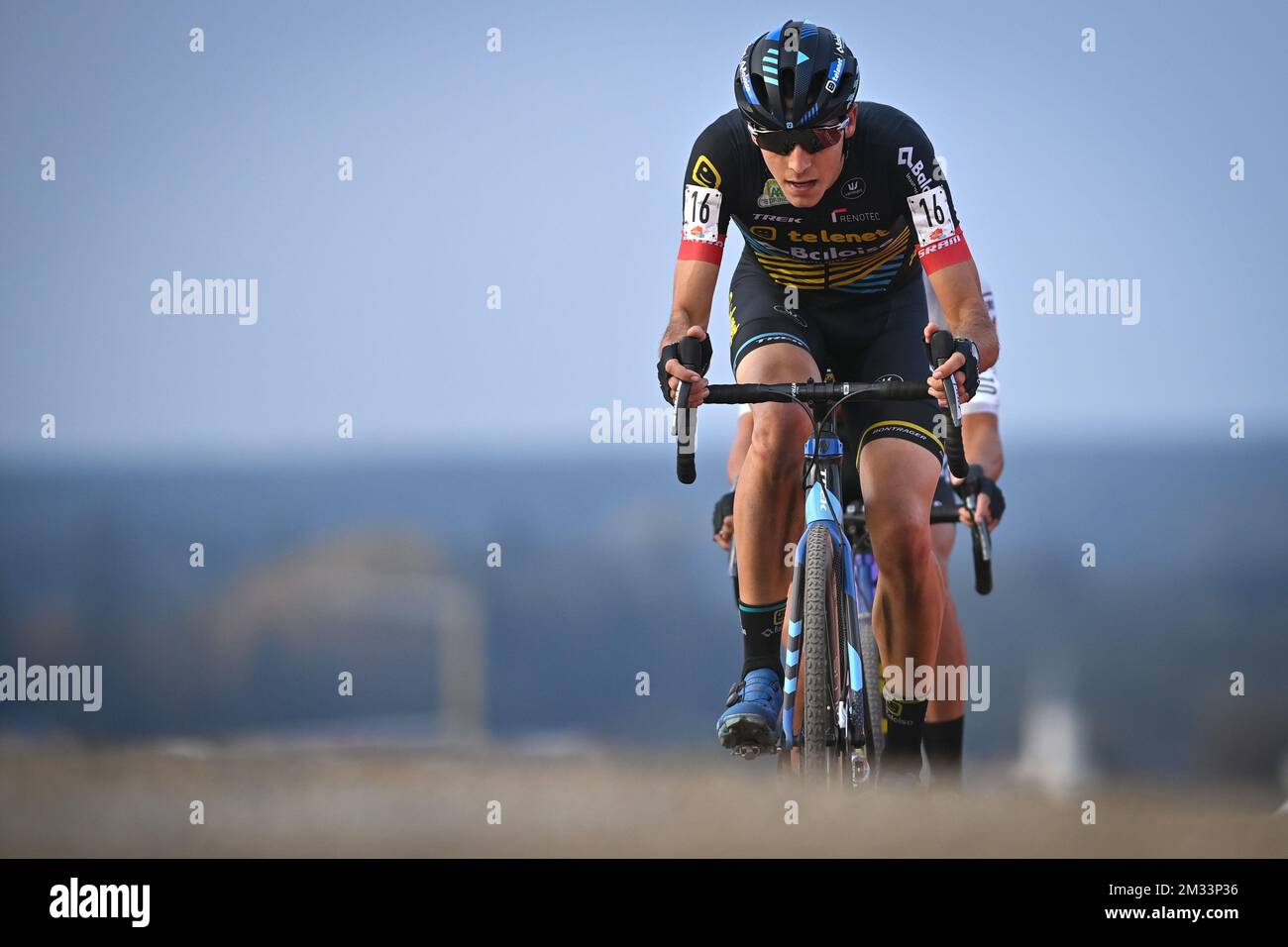 Belgian Nicolas Cleppe pictured in action during the men's elite race ...
