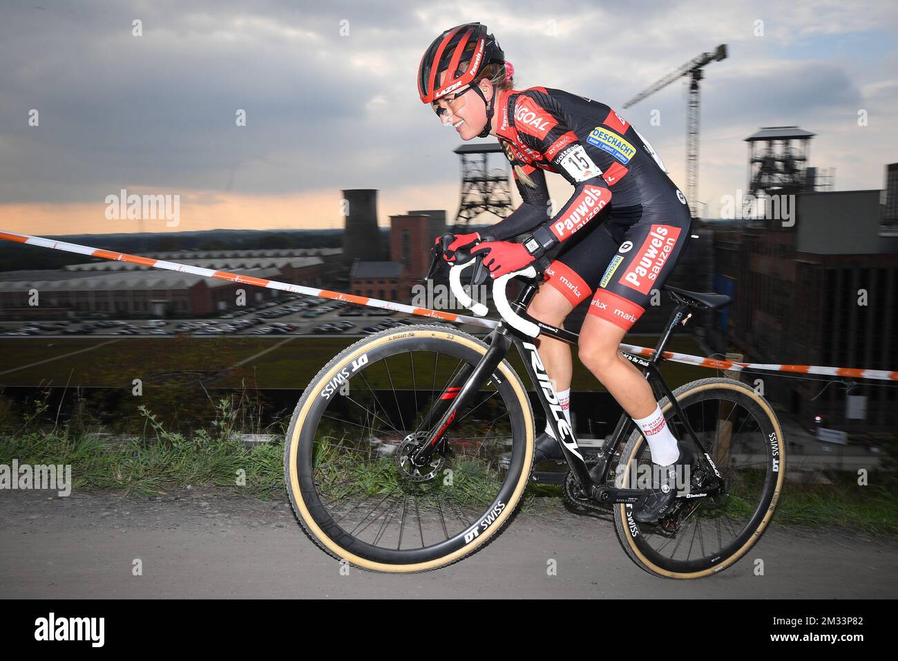 Dutch Denise Betsema pictured in action during the women's elite race ...