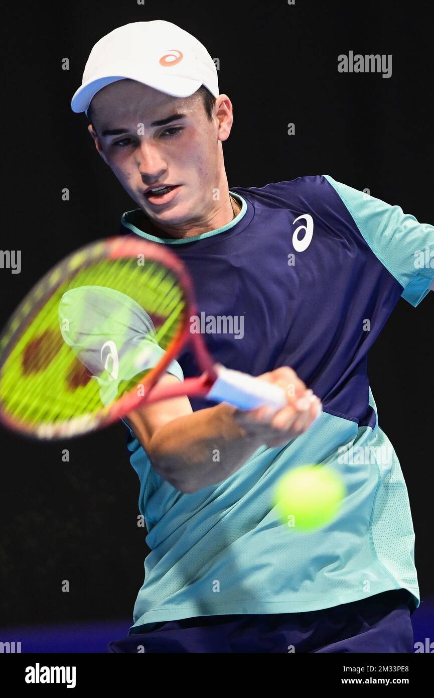 Romanian Nicholas David Ionel pictured in action during a qualification ...