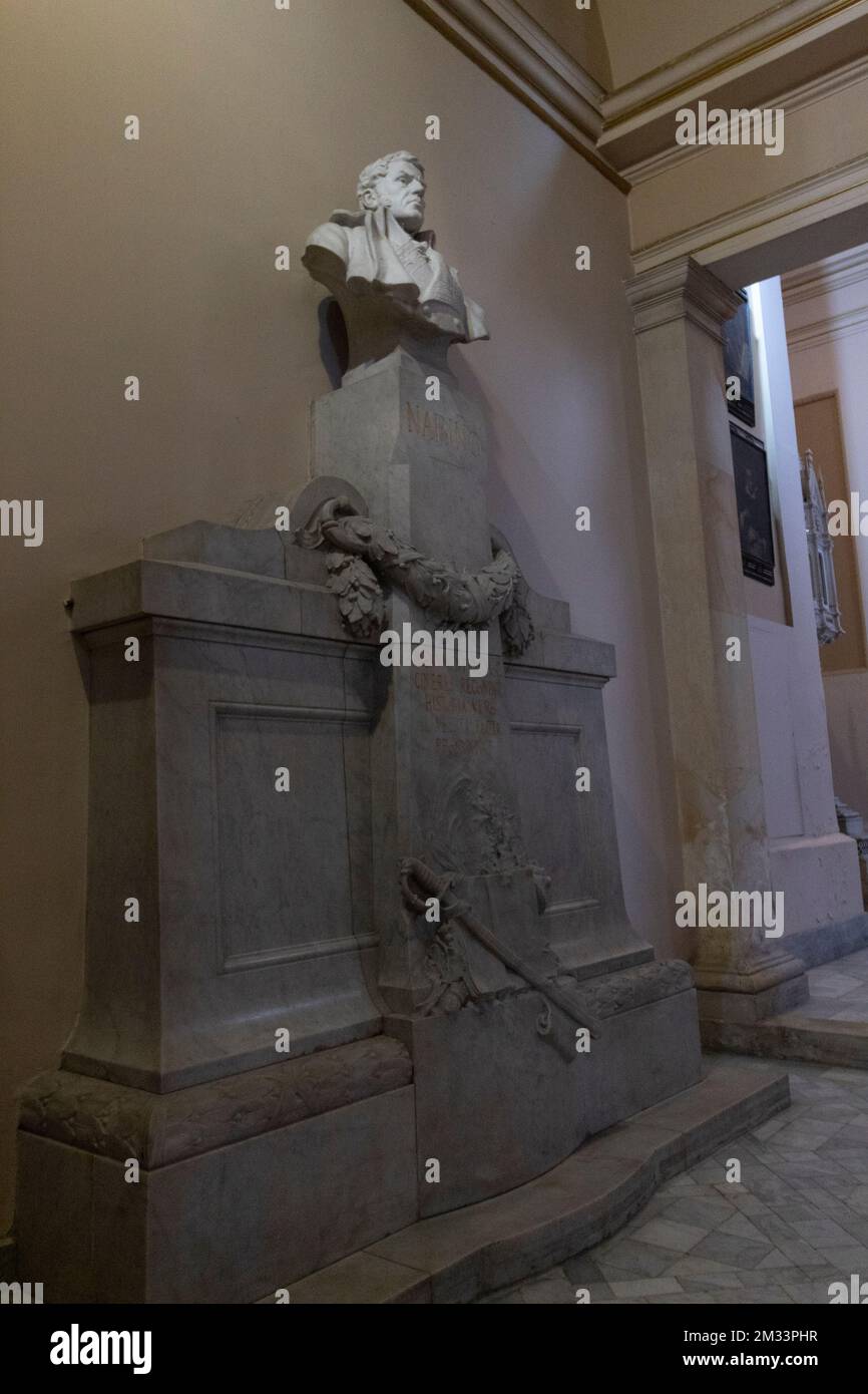 Antonio Nariño tomb. One of the precursors of the spanish independence ...