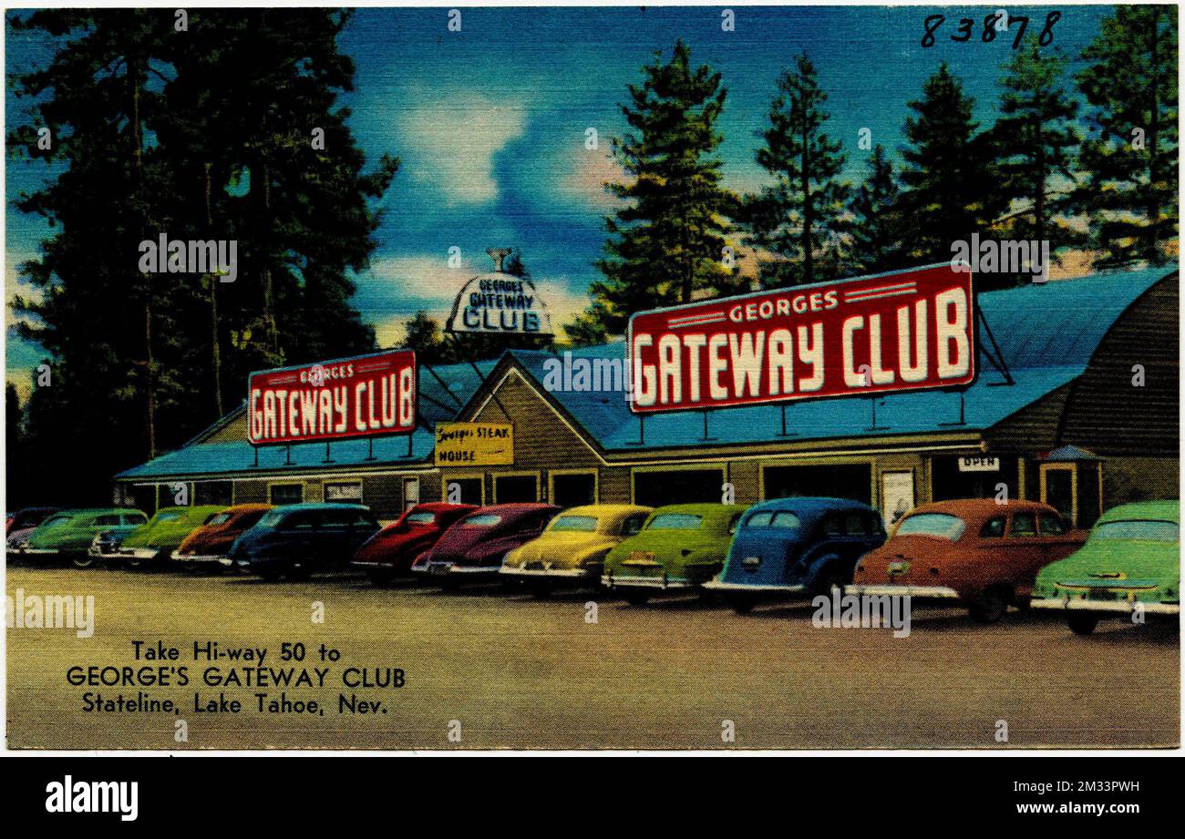 George's Gateway Club, take hi-way 50 to George's Gateway Club ...