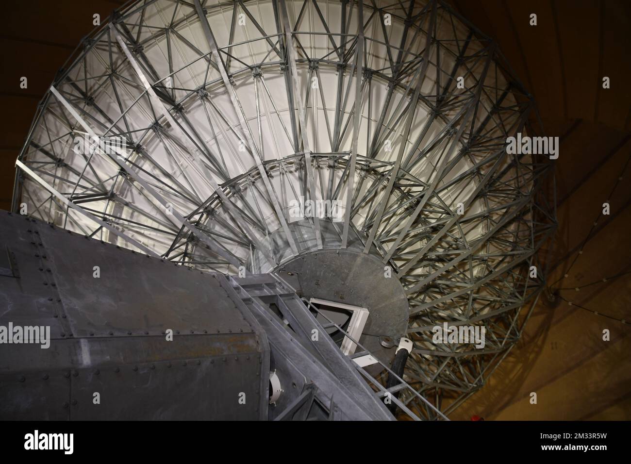 Illustration picture shows the NATO Satellite Ground Station, in Kester ...