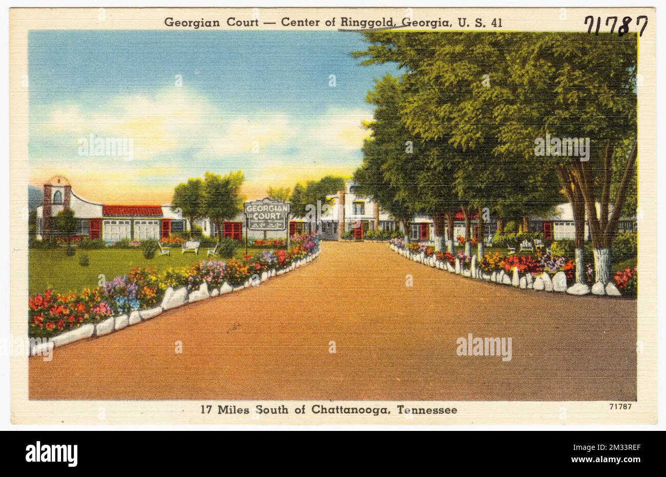 Georgia Court -- center of Ringgold, Georgia, U. S. 41, 17 miles south ...