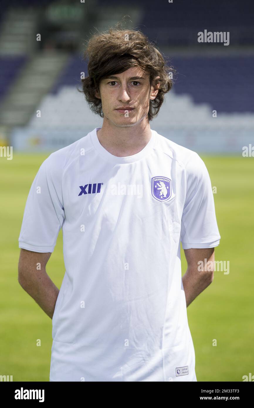 Kay Michiel poses for the photographer, at the 2020-2021 photoshoot of ...