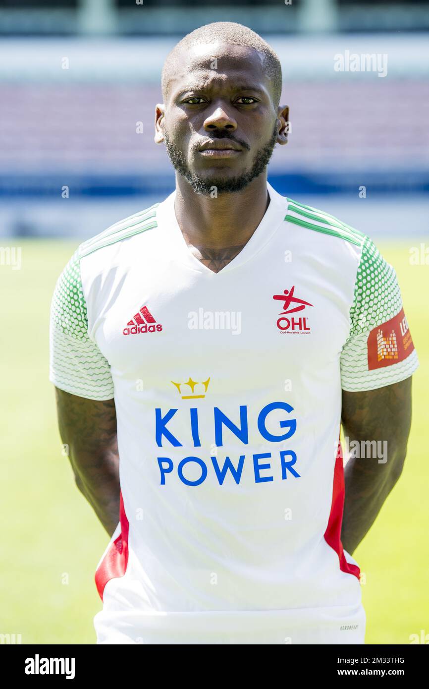 OHL's Stallone Limbombe poses for the photographer, at the 2020-2021 ...