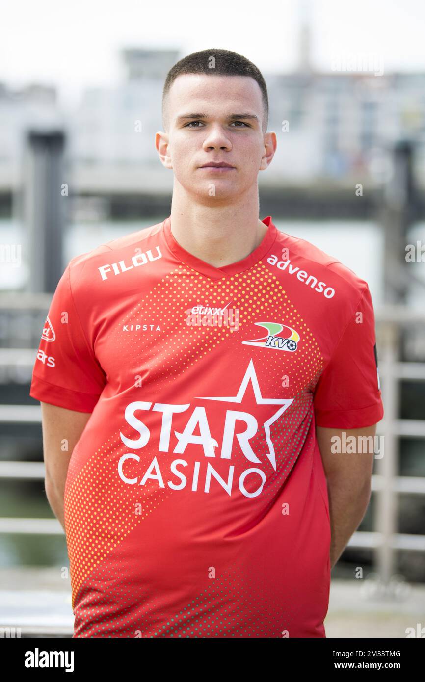 Frederik Jakel poses for the photographer, in marge of the 2020-2021 ...