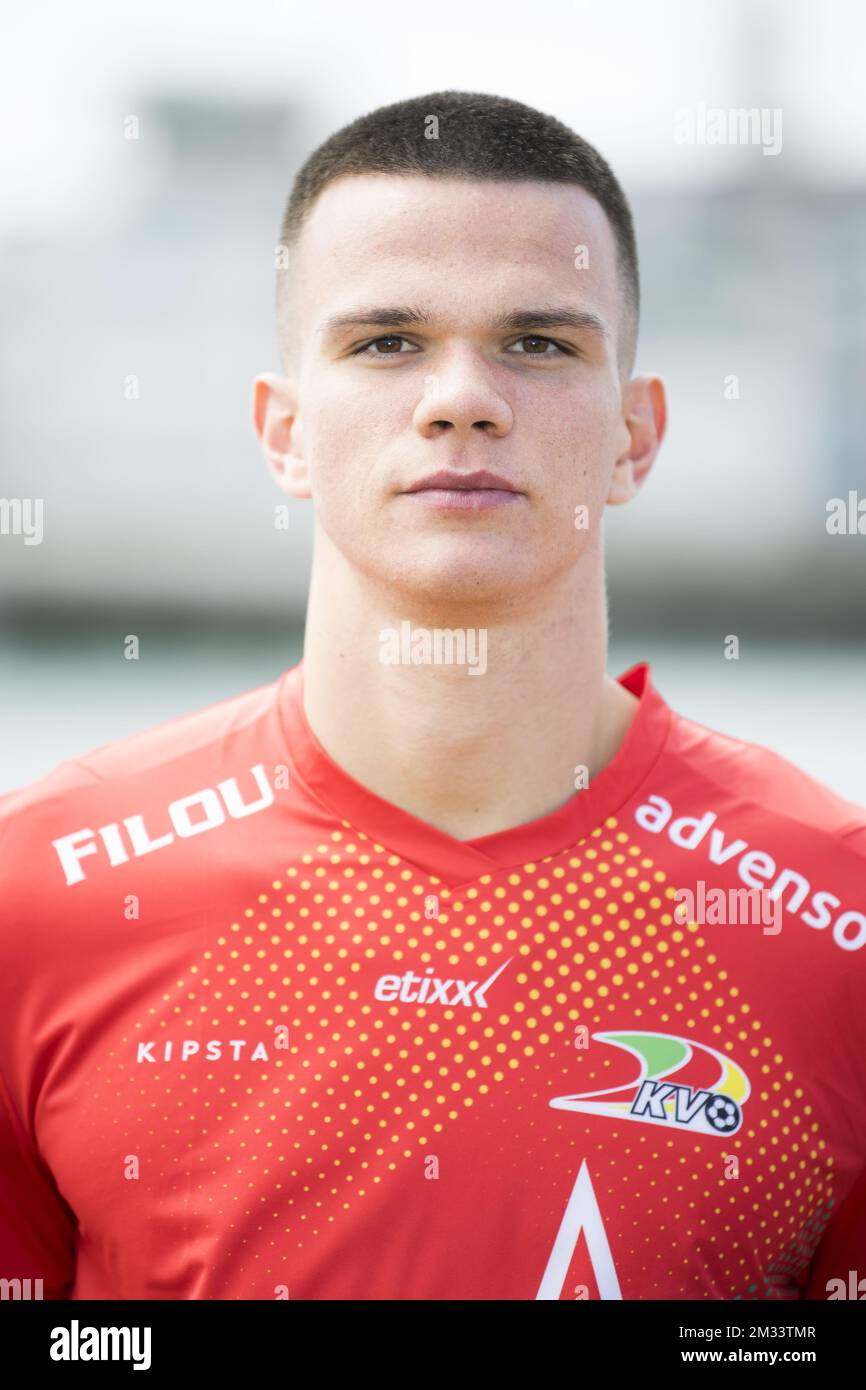 Frederik Jakel poses for the photographer, in marge of the 2020-2021 ...