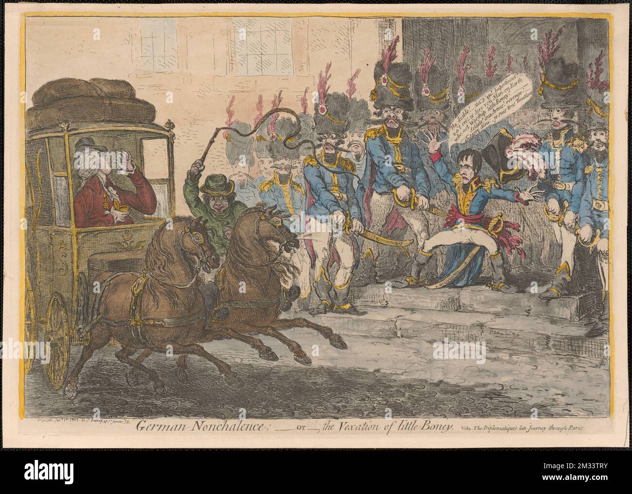 German-nonchalence - or - the vexation of little Boney , Diplomats ...