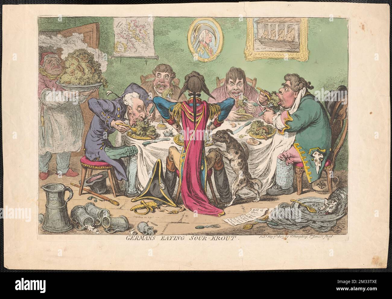Germans eating sour-krout , Nobility, Military officers, Eating ...