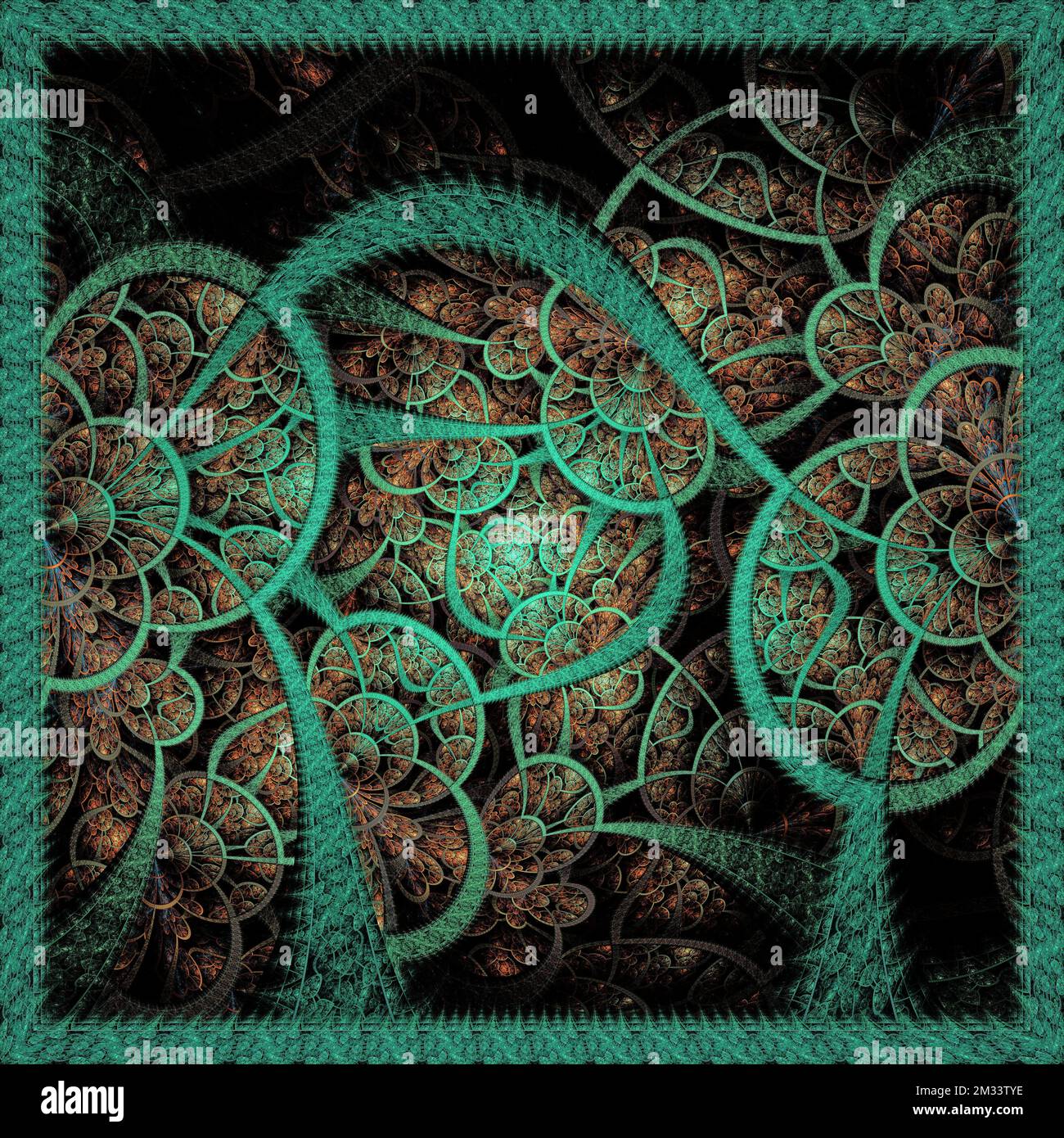 Abstract green illustration hi-res stock photography and images - Alamy