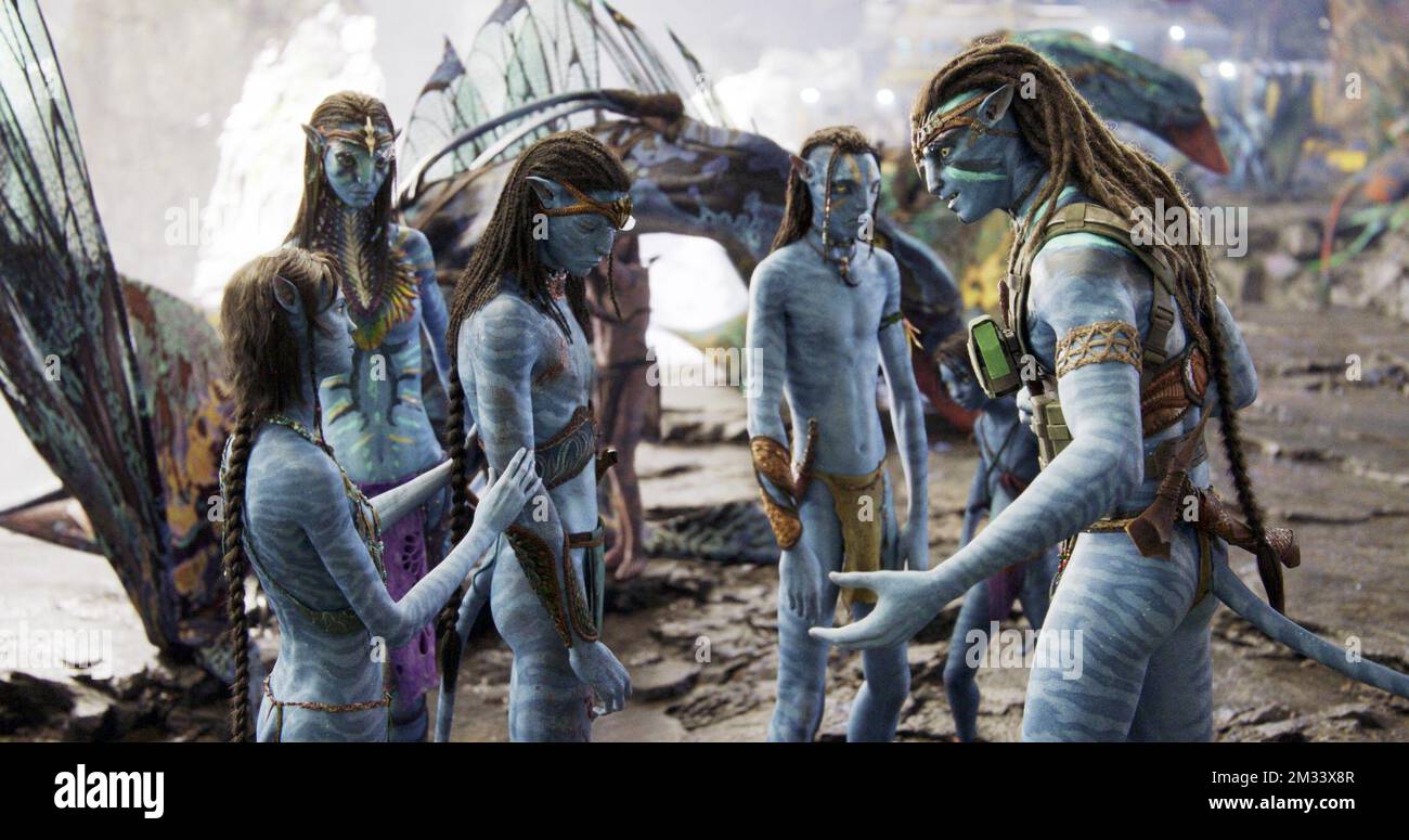 AVATAR: THE WAY OF WATER, (aka AVATAR 2), from left: Kiri (voice ...