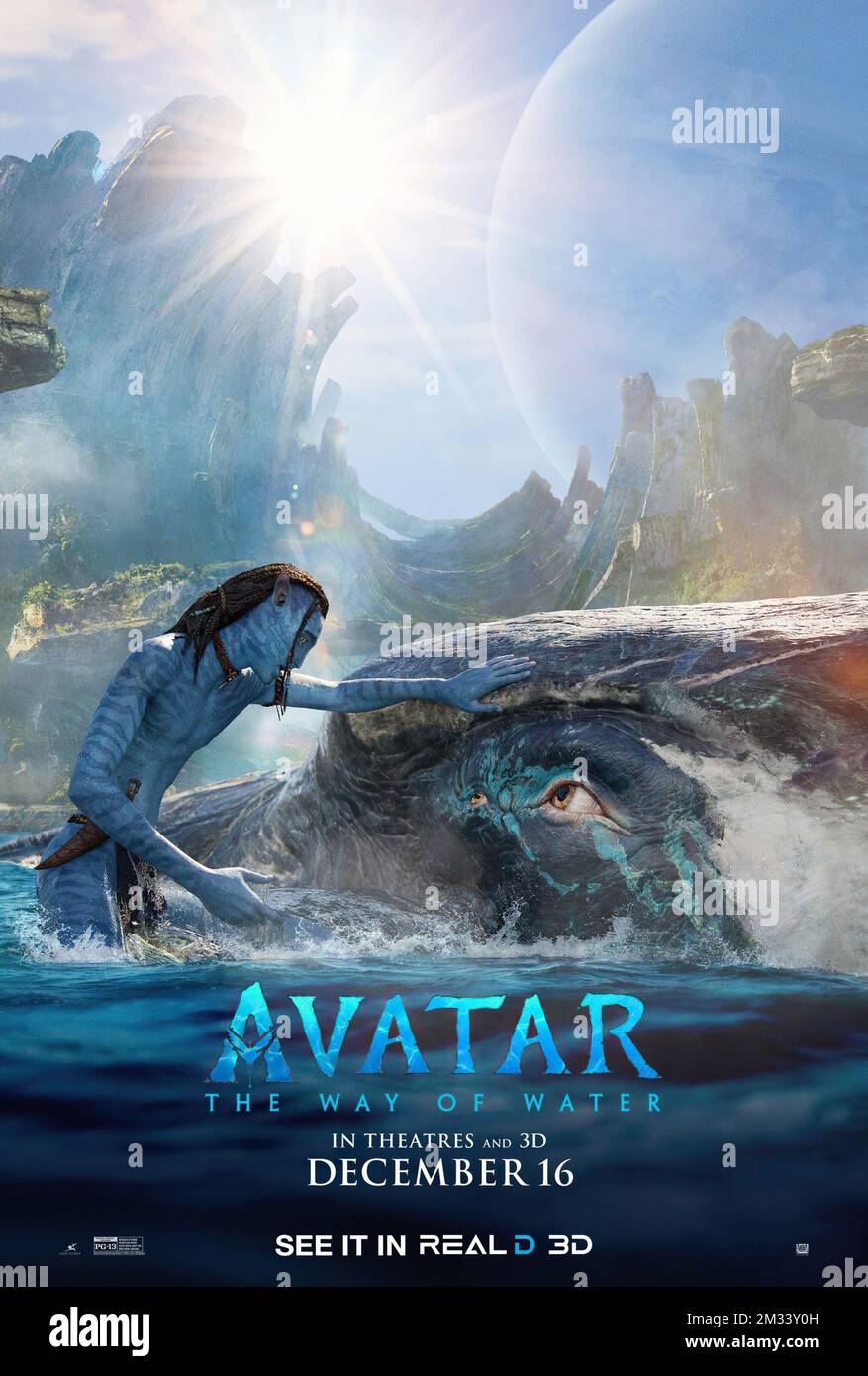 AVATAR: THE WAY OF WATER, (aka AVATAR 2), US RealD 3D poster, Lo'ak ...