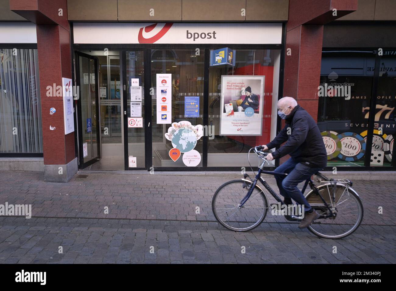 Illustration picture shows the bpost post office in Hasselt, Monday 23 ...
