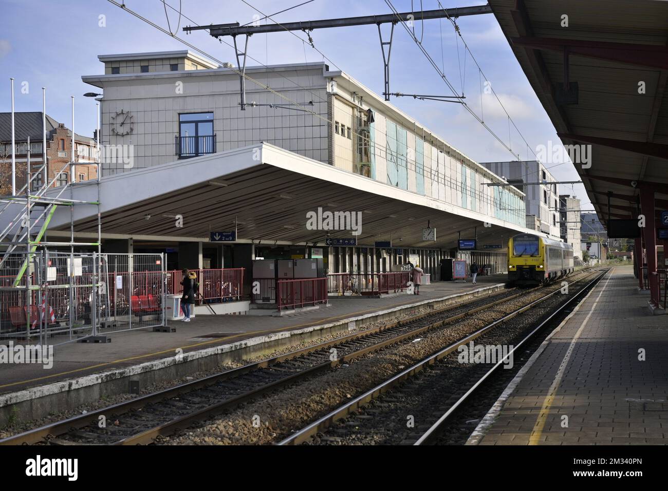 Illustration picture shows the train station of Hasselt, Monday 23 ...