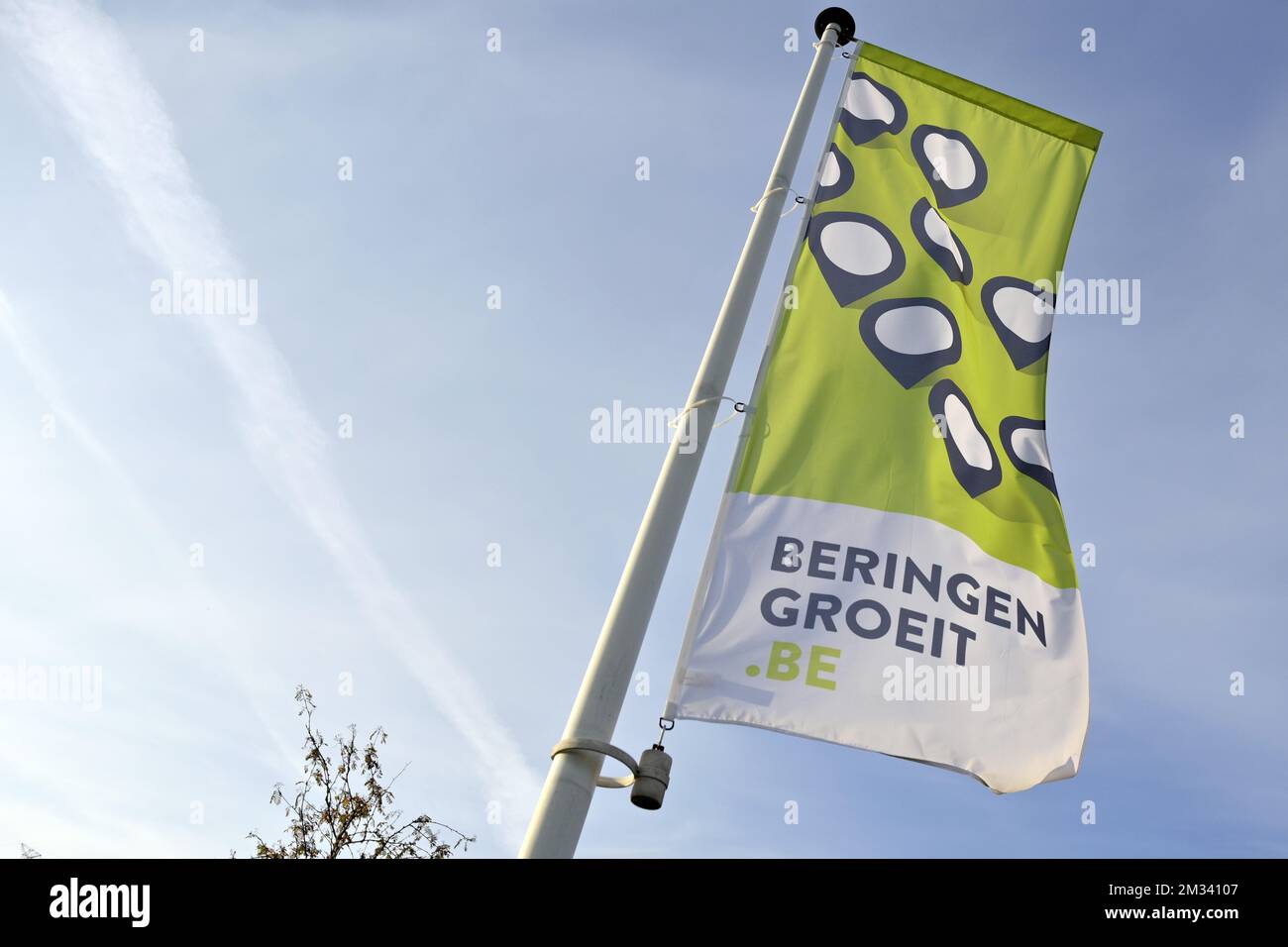 Illustration picture shows the city logo of Beringen, Wednesday 25 ...