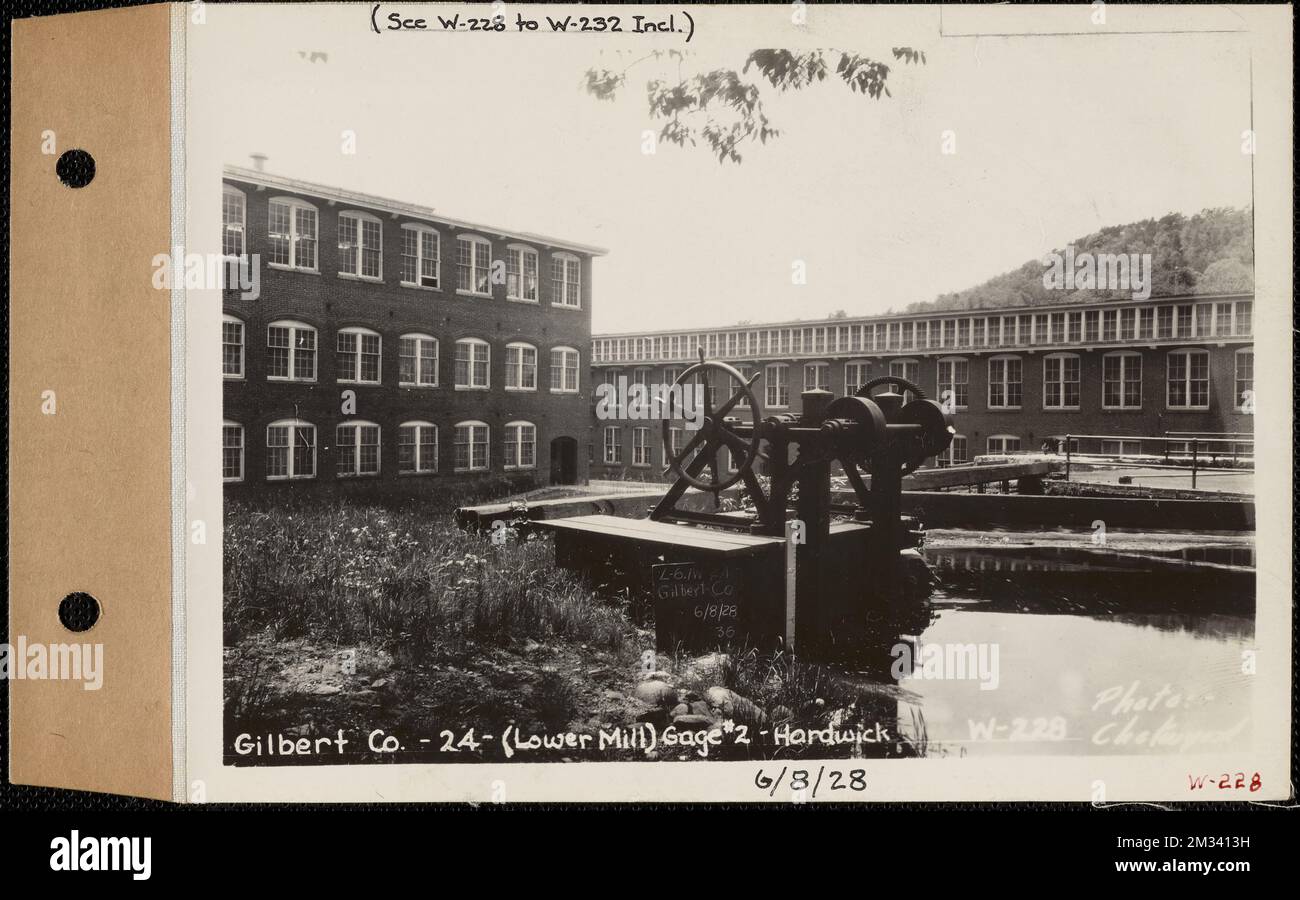 Gilbert Co., 24, Gage #2, Lower Mill, Hardwick, Mass., Jun. 8, 1928 ...
