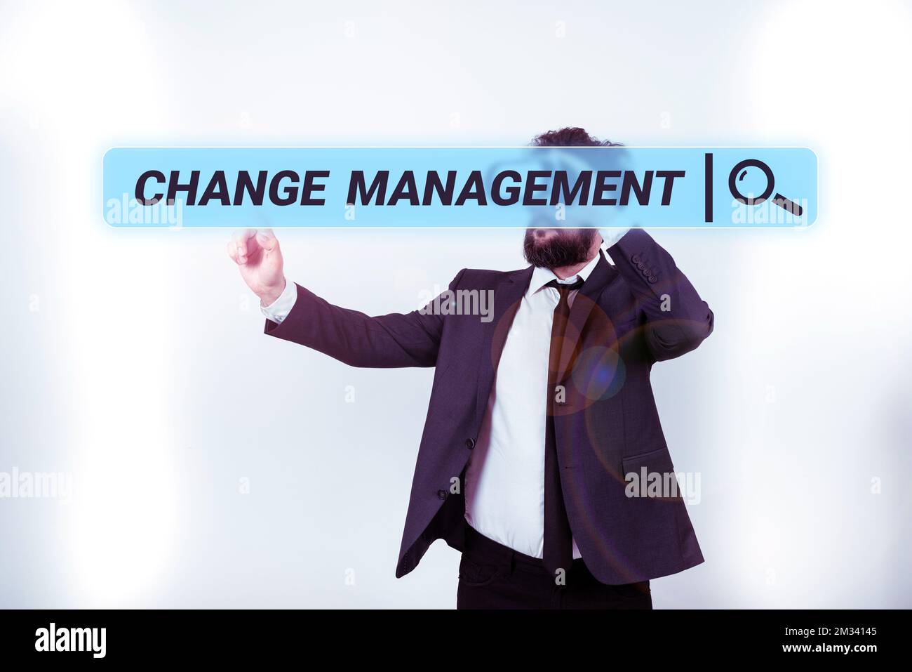 Writing displaying text Change Management. Business approach ...