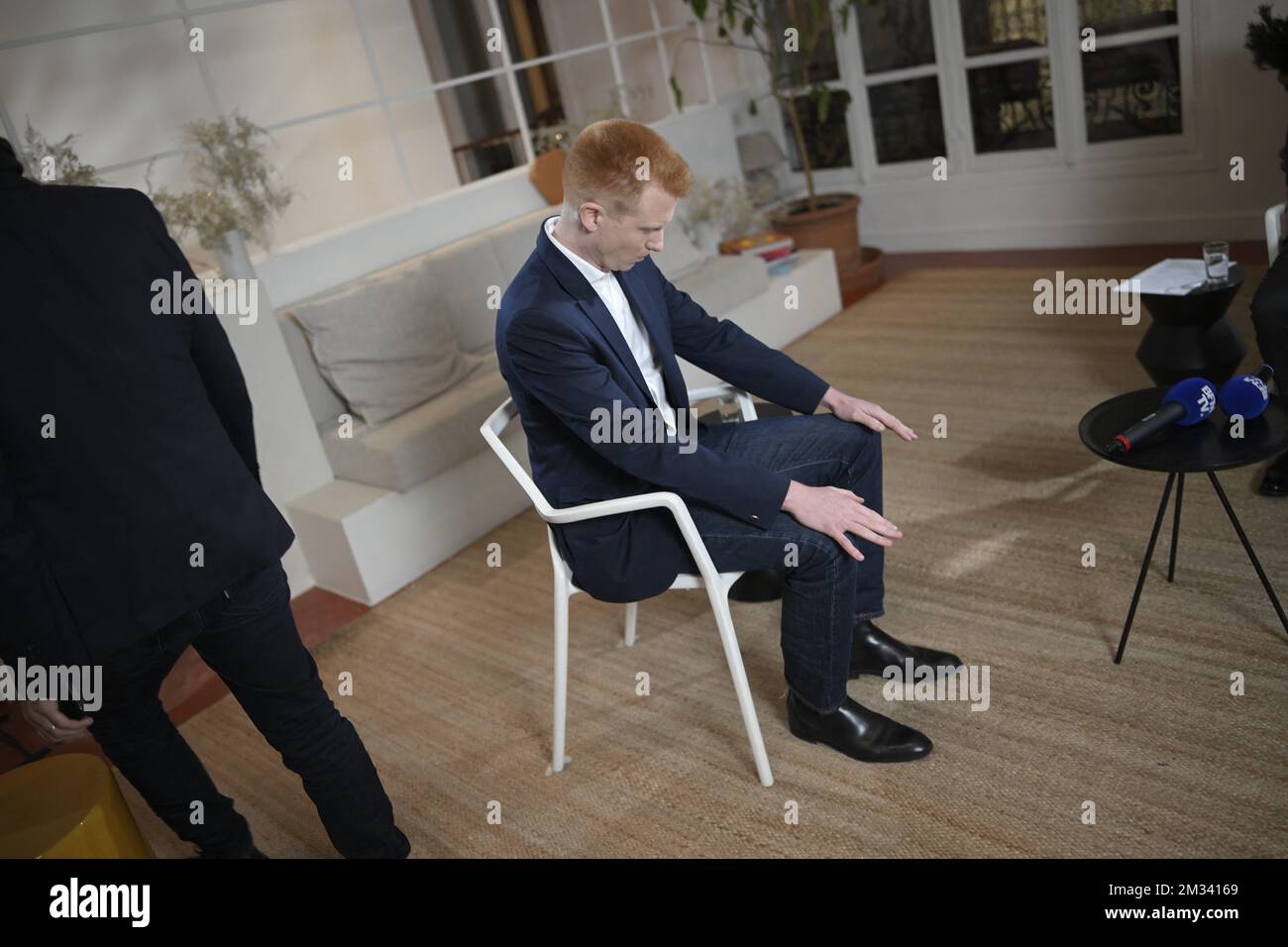 EXCLUSIVE. La France Insoumise (LFI) left wing party Adrien Quatennens ...