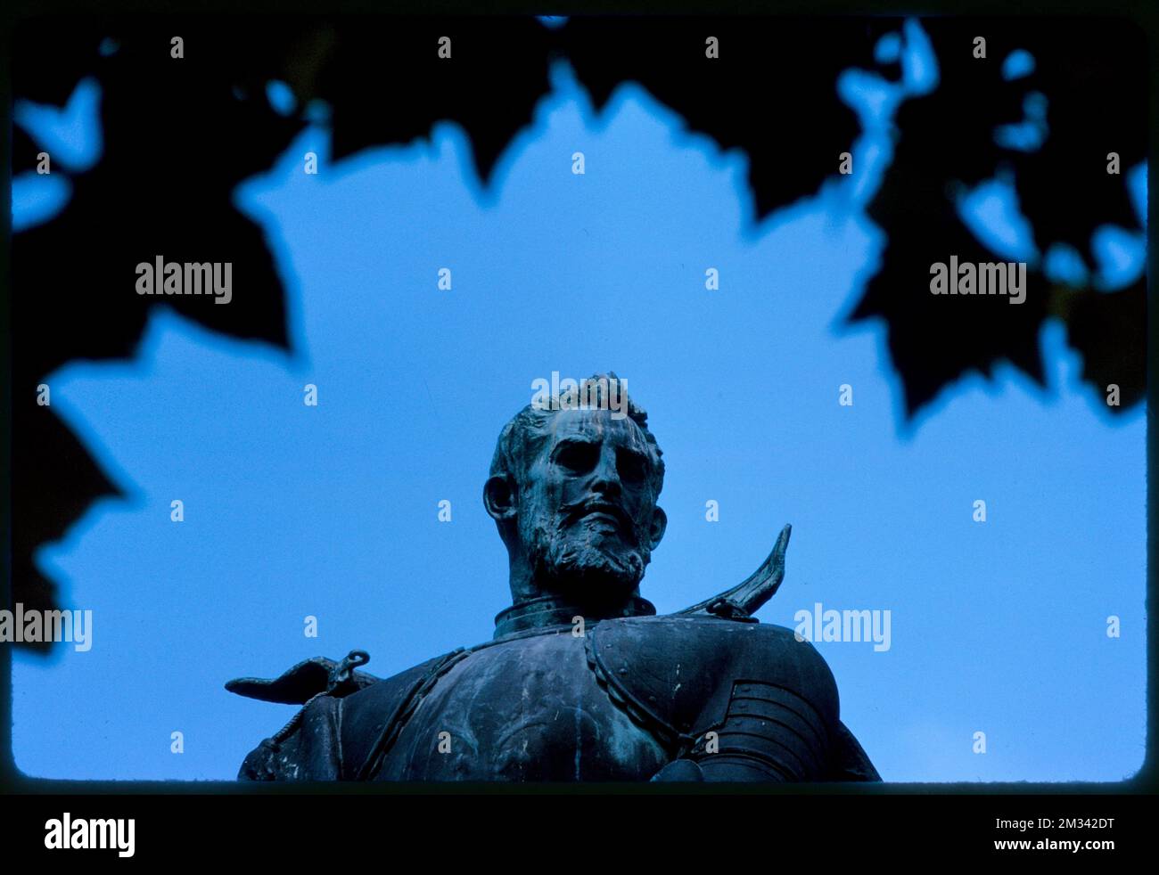 Giovanni da Verrazzano sculpture, Battery Park, New York City ...