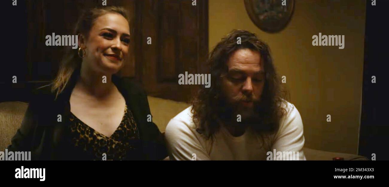 THE LEECH, from left: Taylor Zaudtke, Jeremy Gardner, 2022. © Arrow ...