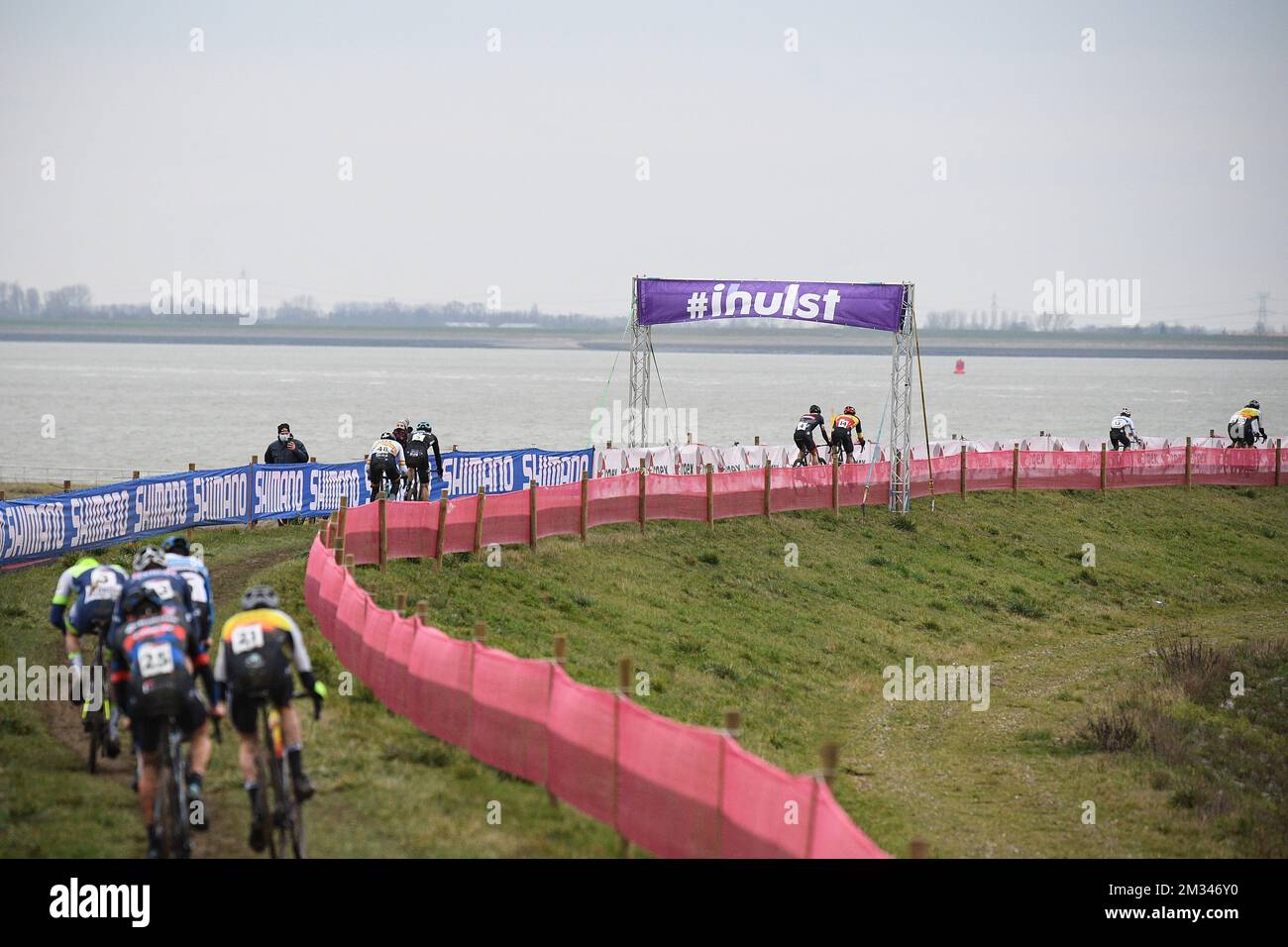 Illustration picture taken during the men's elite race of the ...