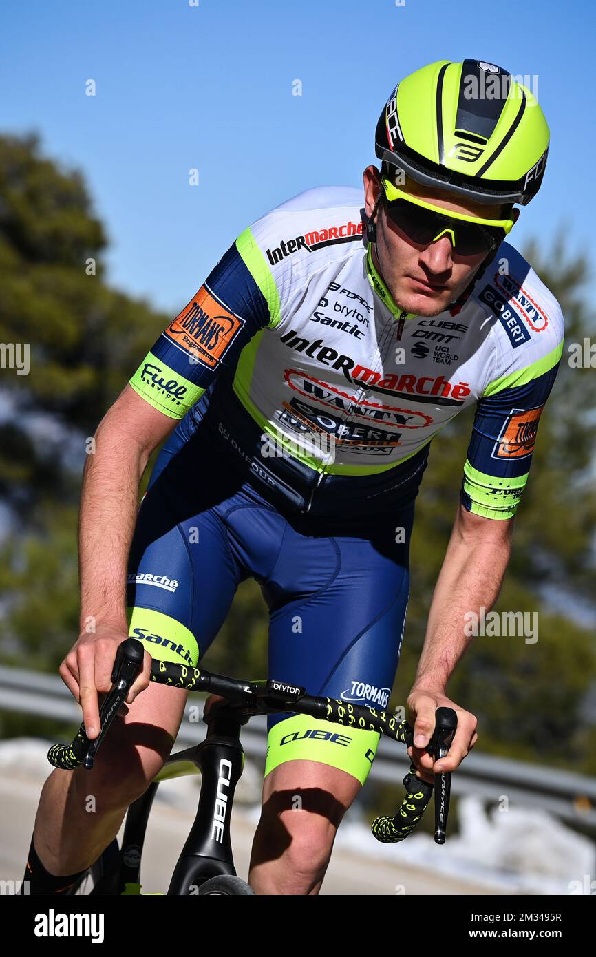 French Theo Delacroix of Intermarche Wanty-Gobert and French Theo ...