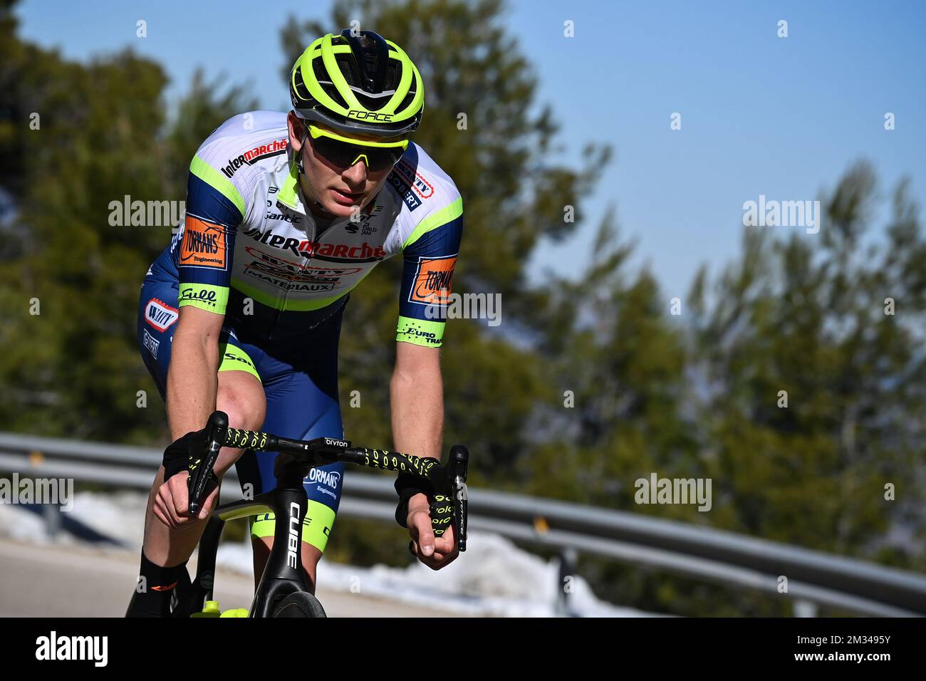 German Georg Zimmermann of Intermarche Wanty-Gobert pictured in action ...