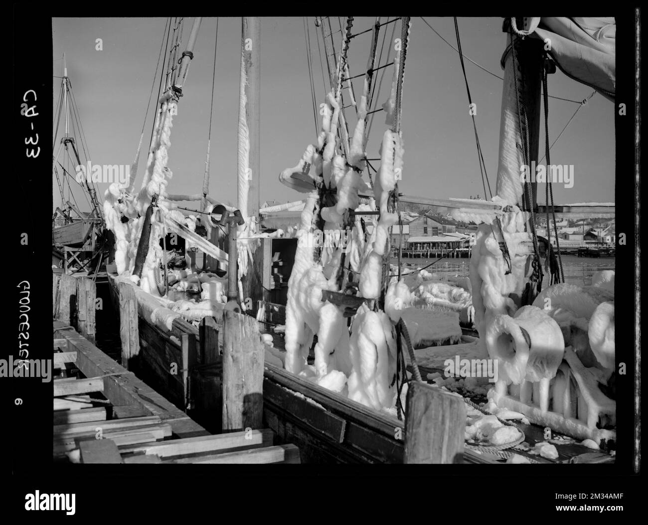 Gloucester , Ship equipment & rigging, Ice. Samuel Chamberlain ...