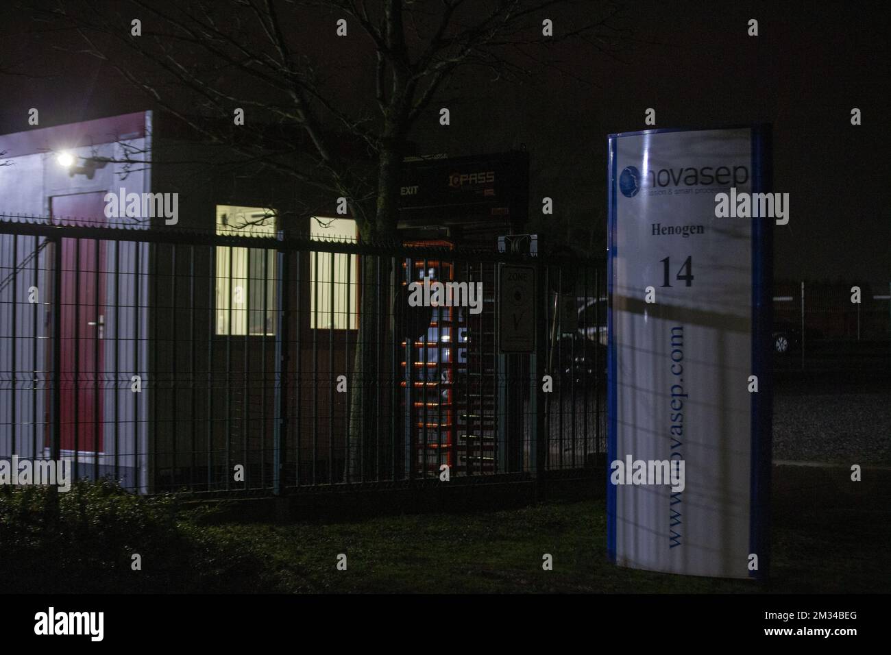 Illustration picture shows the Novasep plant in Seneffe, specialized in ...