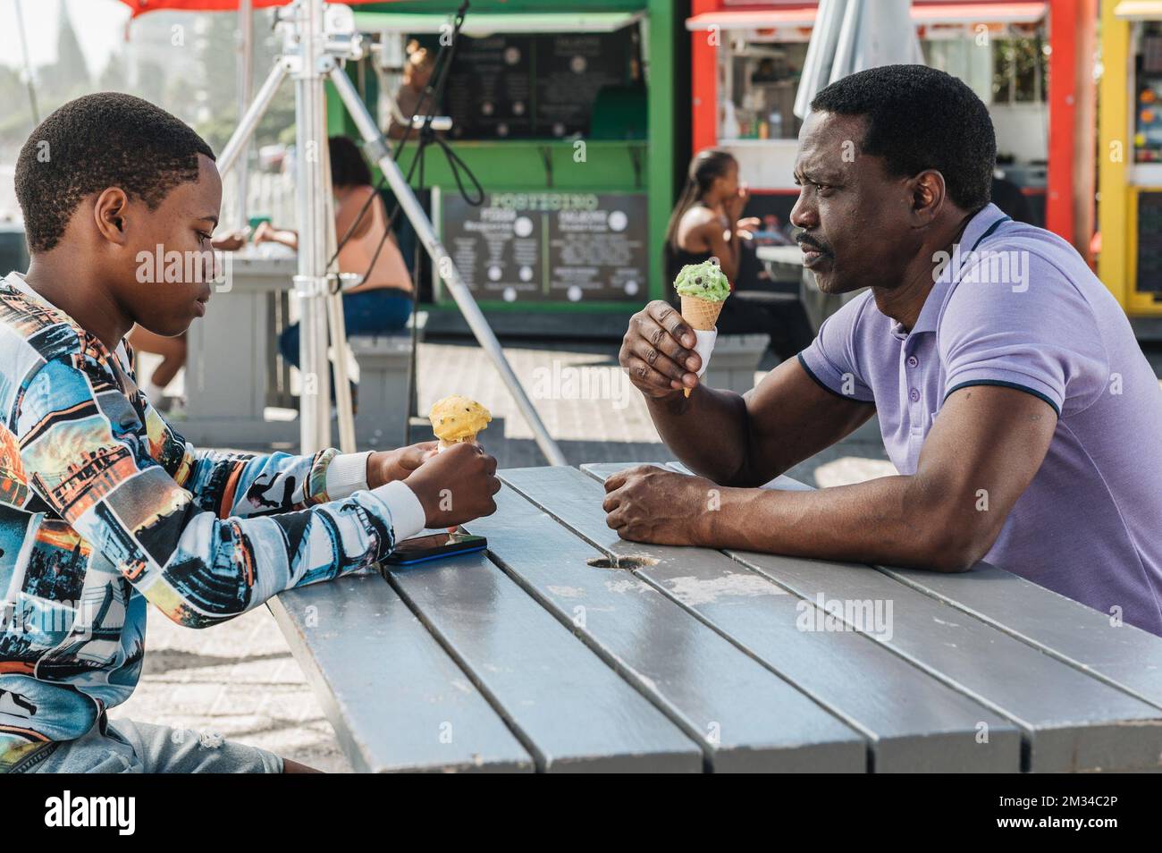 BLOOD & WATER, (aka BLOOD AND WATER), from left: Odwa Gwanya, Getmore Sithole, (Season 3, aired ...