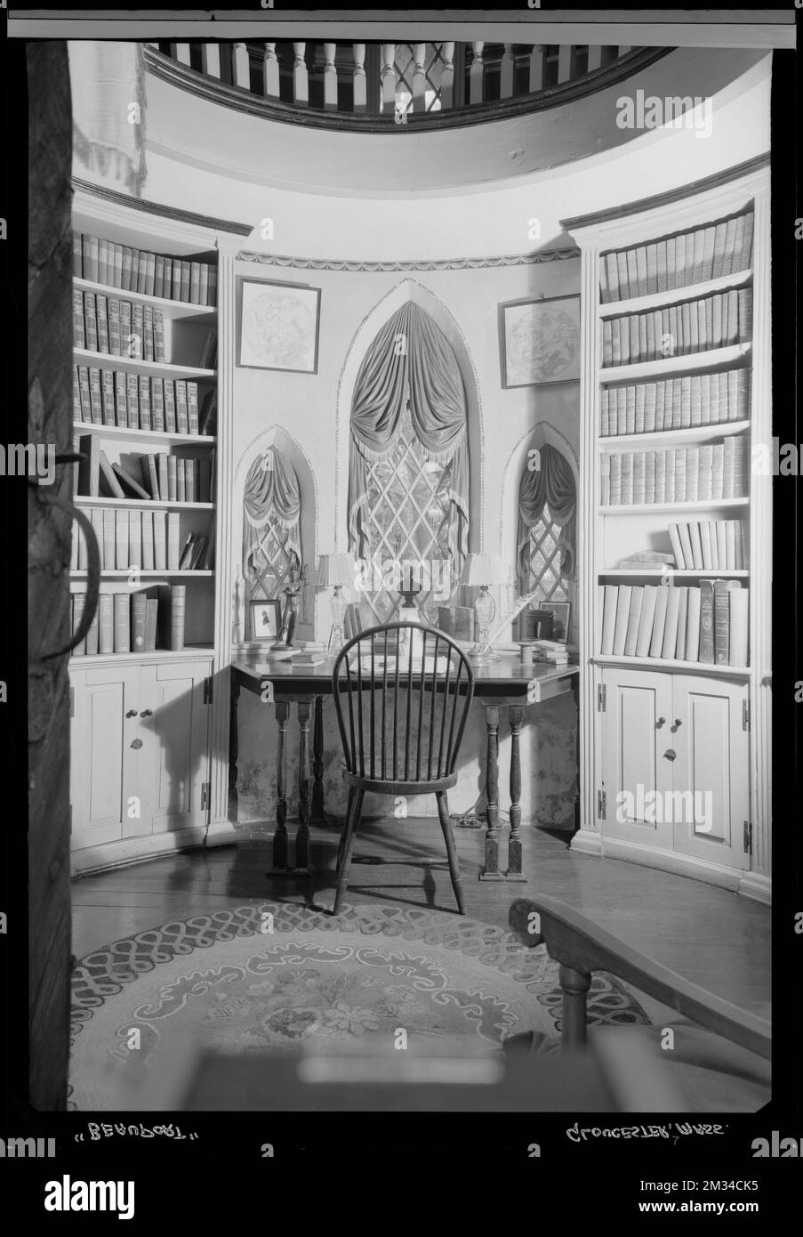Gloucester, Beauport, Sleeper-McCann House, interior, Book Tower ...