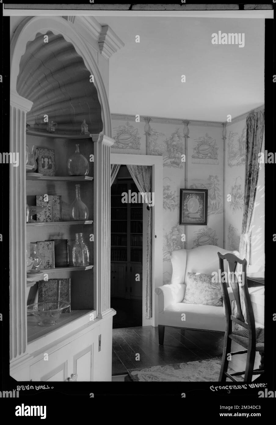 Gloucester, Beauport, Sleeper-McCann House, interior, Reading room ...