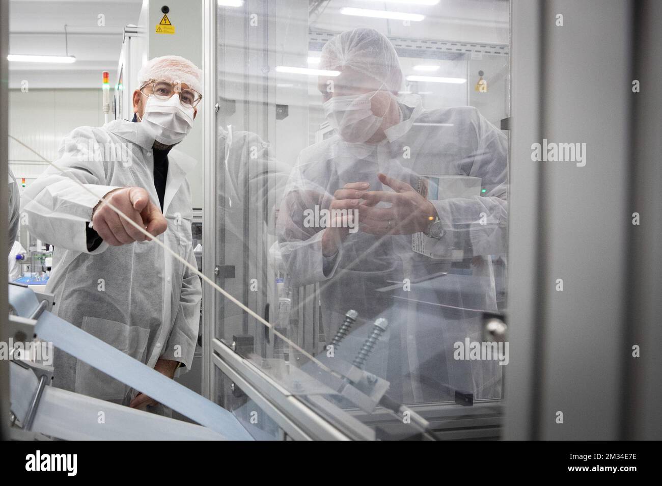 European Council President Charles Michel pictured during a visit of ...