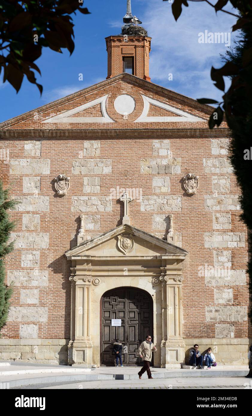 Oidor Chapel entrance at sunny afternoon. This chapel is knowed as ...