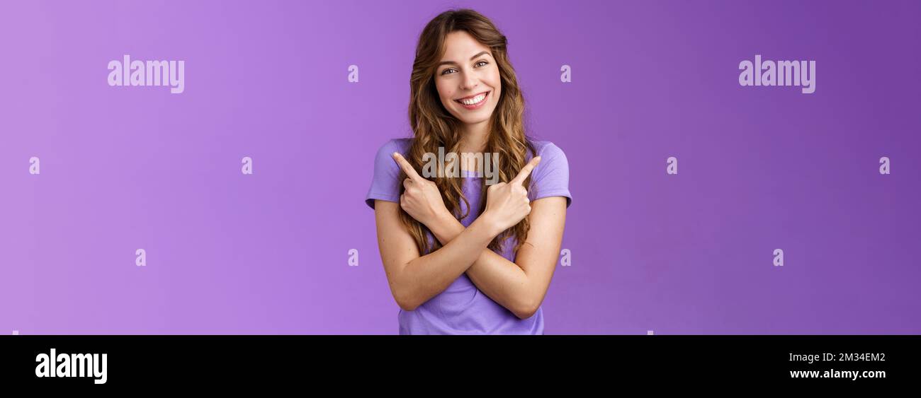 Friendly cheerful motivated cute friend give you advice gently smiling ...