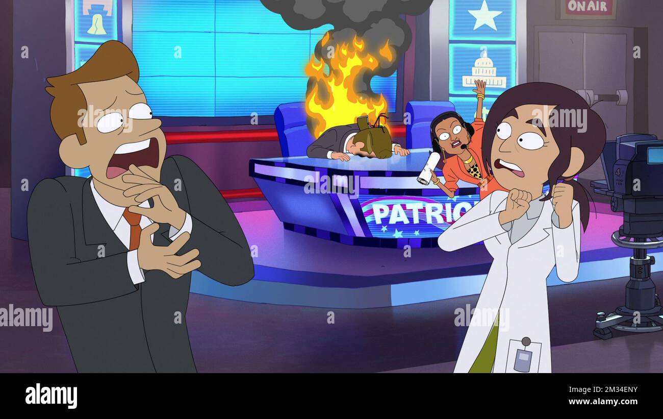 INSIDE JOB, from left: Brett Hand (voice: Clark Duke), Gigi (voice ...