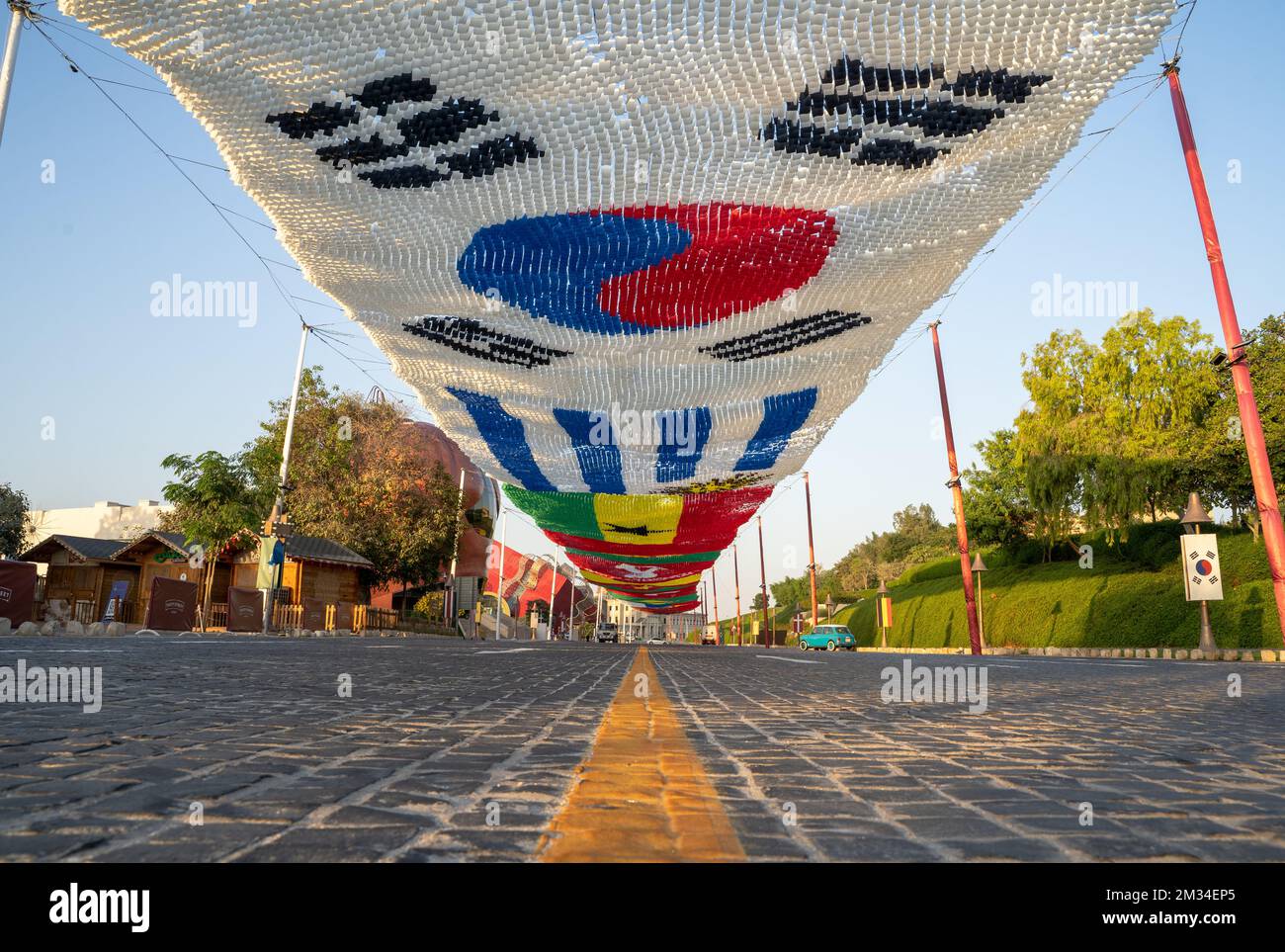 Katara,Qatar- December 12, 2022 : katara is decorated for football ...